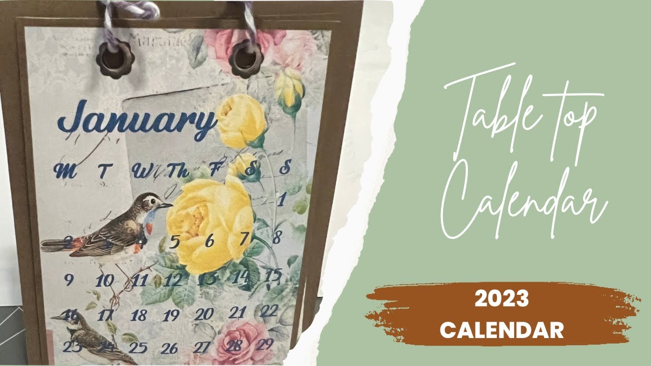 2023 Calendar quickly put together.
