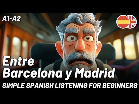 START TO UNDERSTAND Spanish with a Short story For Beginners | An Unusual Stop (A1-A2)