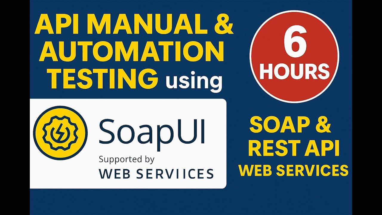 API Manual & Automation Testing using SoapUI | SOAP & REST API Web Services (A to Z Course)