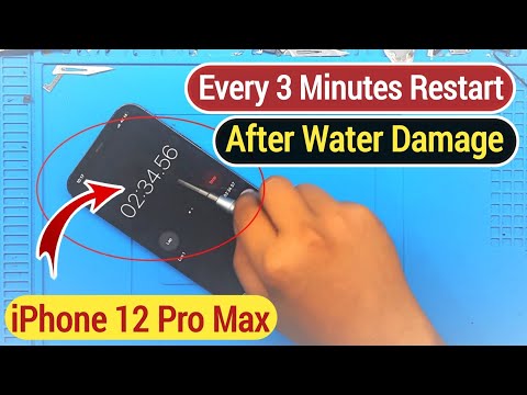 iPhone 12 Pro Max Restarts Every 3 Minutes Full Solution (After Water Damage)