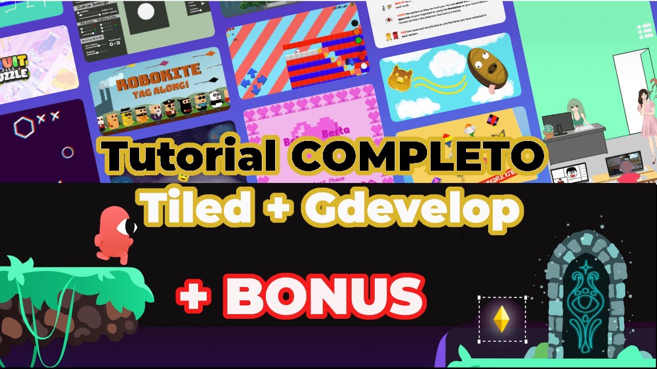 Tutorial Completo - Tiled + Gdevelop (extra: TiledLink)