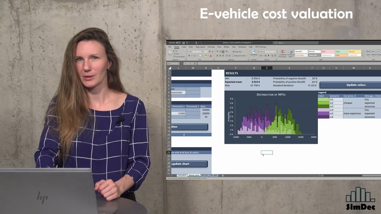 Free SimDec Excel tool tutorial