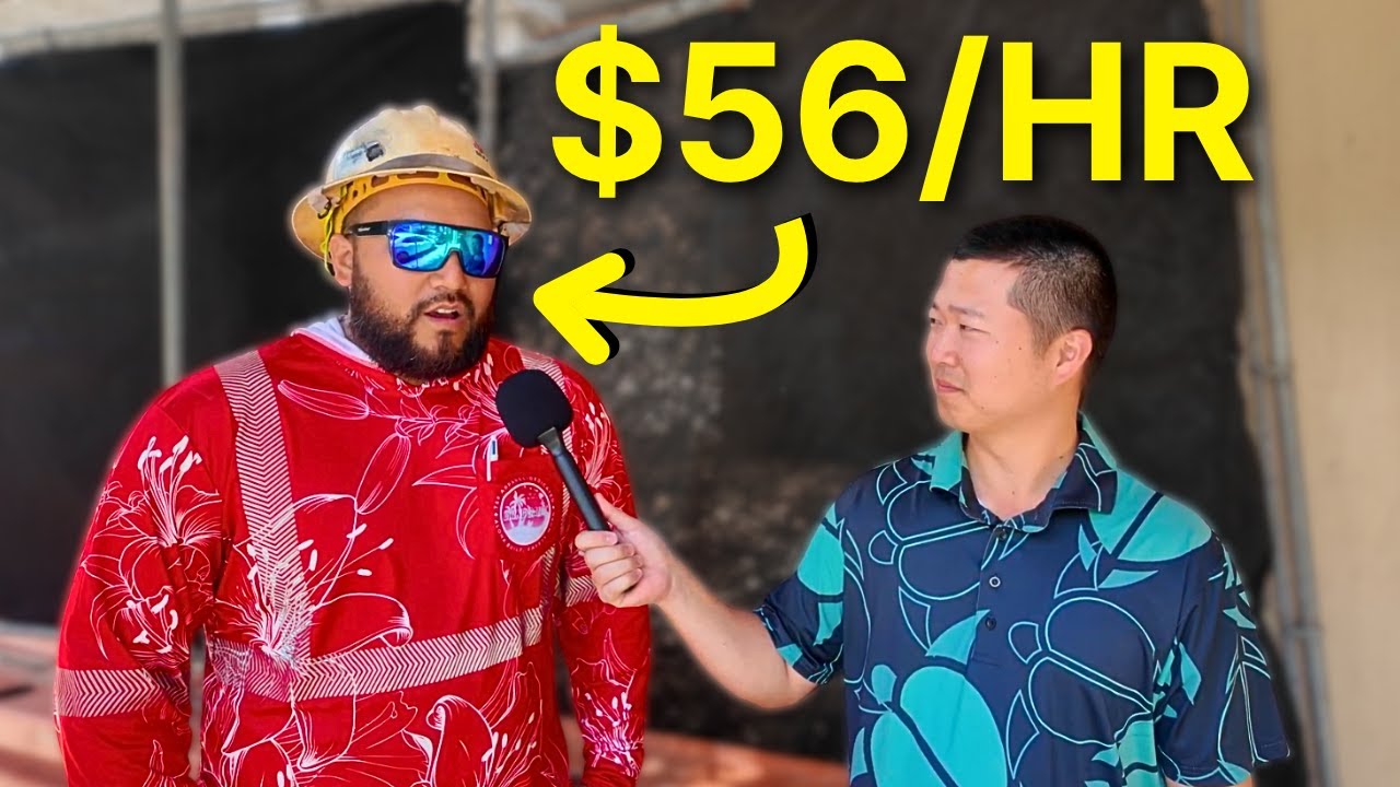 Asking Hawaii Construction Workers What They Do For A Living