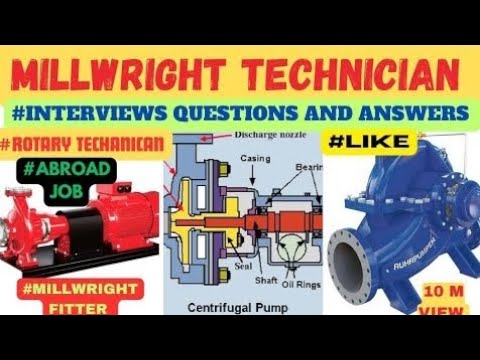 Millwright technician | Millwright Important Interview Questions And Answers In Hindi |#millwright