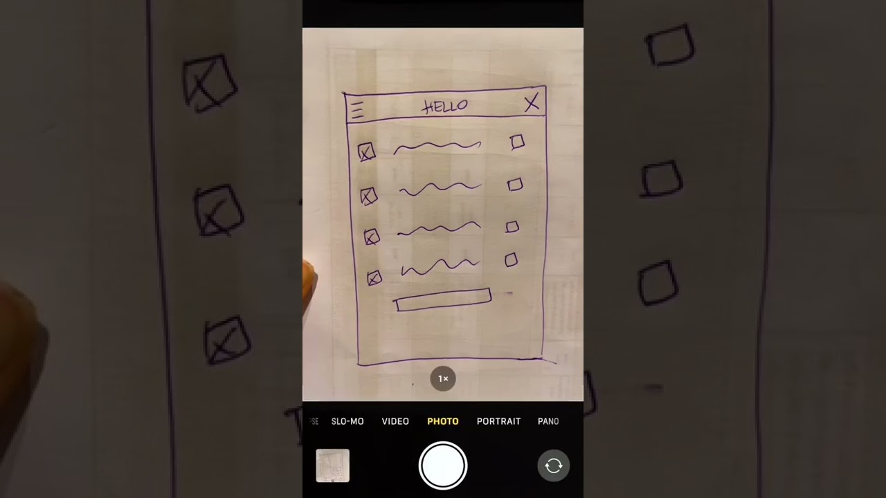 How to automatically turn hand drawn sketches into digital wireframes