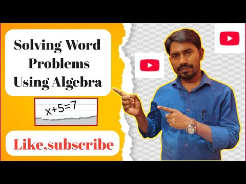 🤩solving Word Problems Using Algebra /Learning to simple Way Word Problems 🤩✅