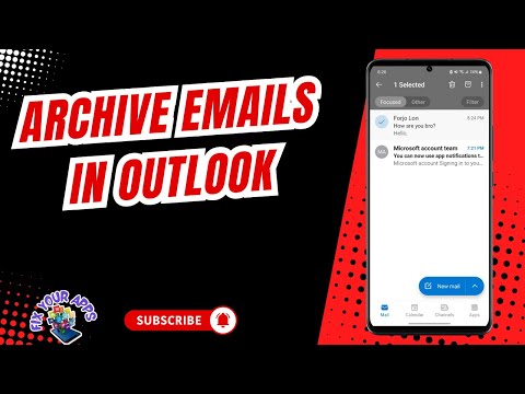How to Archive Emails in Outlook