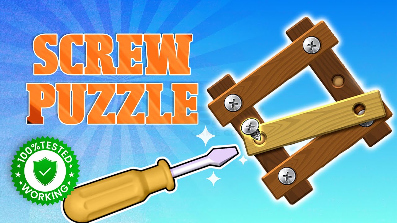 Brain Teaser Screw Puzzle – Unity Game Source Code | Unlock Levels & Train Your Mind