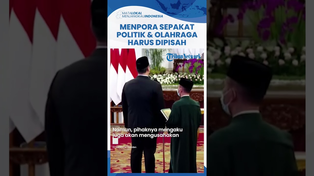 Menpora Baru Dito Ariotedjo Tegaskan Olahraga dan Politik Harus Dipisah ...