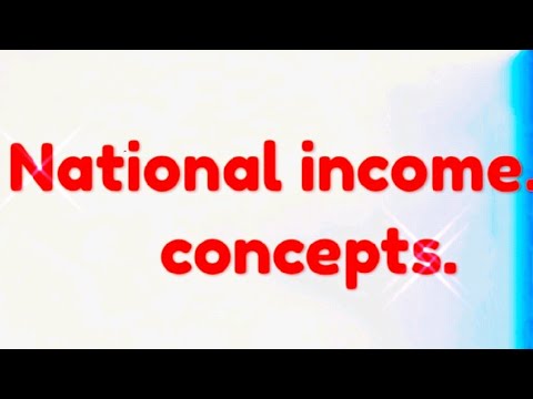 Basic concepts of national income part 2 Video Lecture - Commerce