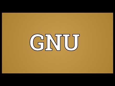 GNU Meaning