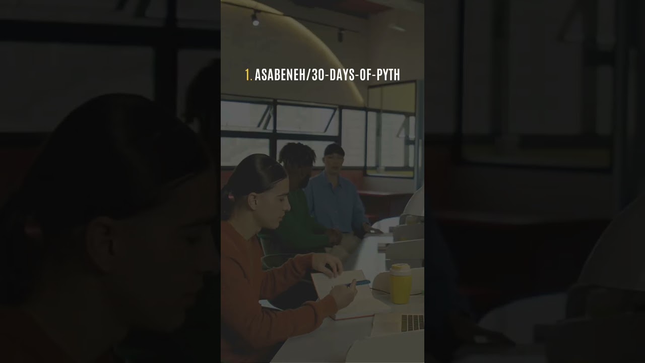 5 GitHub repositories to learn Python ✅🐍 #python #coder #coding #programming #java #networking