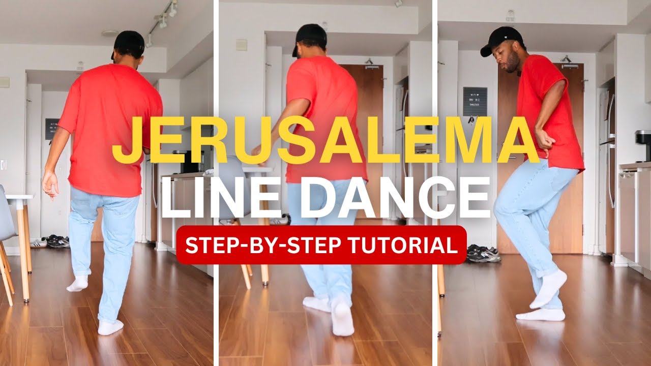 Jerusalema Line Dance Tutorial [ STEP - BY - STEP ]