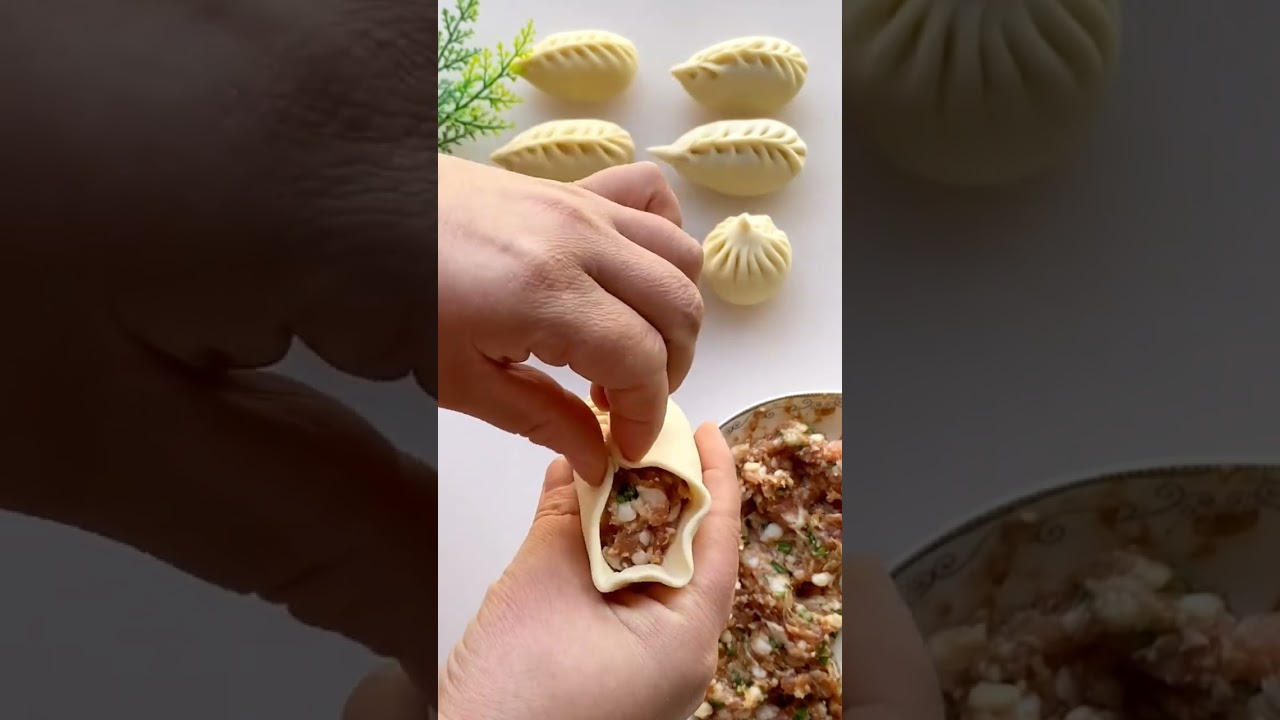 Packing dumpling easy way