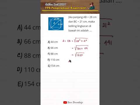 Latihan Soal UTBK SNBT - Pengetahuan Kuantitatif