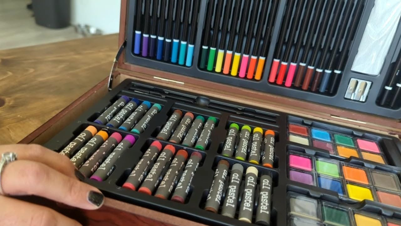 194 Piece Art Set is Actually Worth the Money! Check it out!