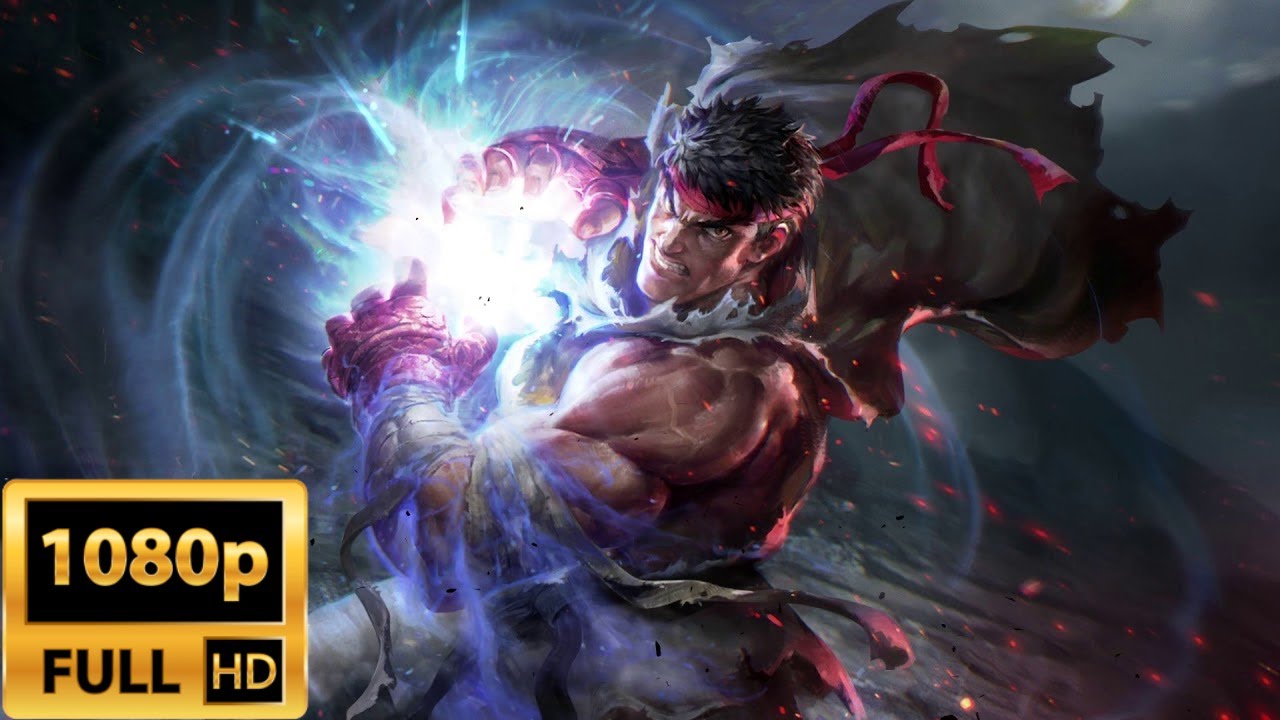 Street Fighter - Ryu Live Wallpaper Screensaver - 1080p FULL HD 60fps #livewallpaper