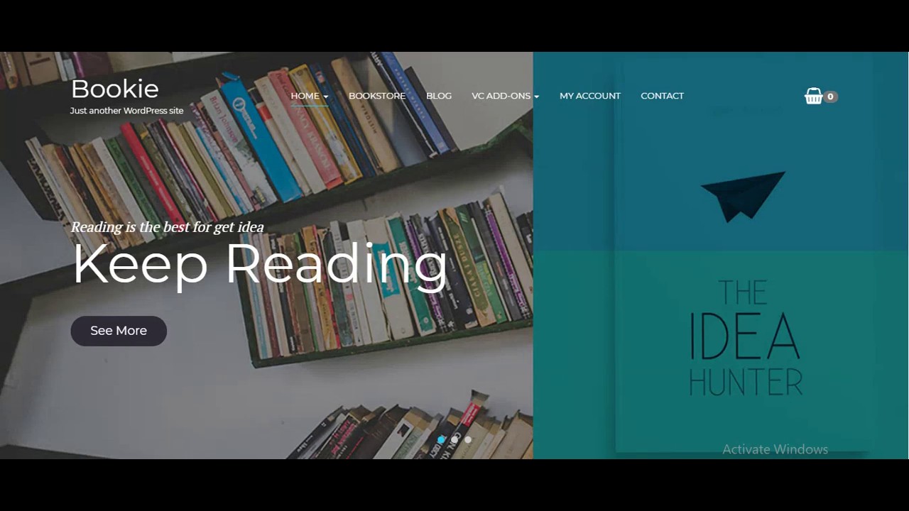 Bookie   WordPress Theme for Books Store