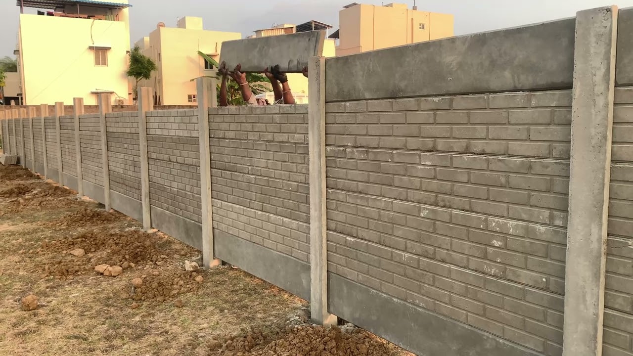 Precast Compound Wall Installation