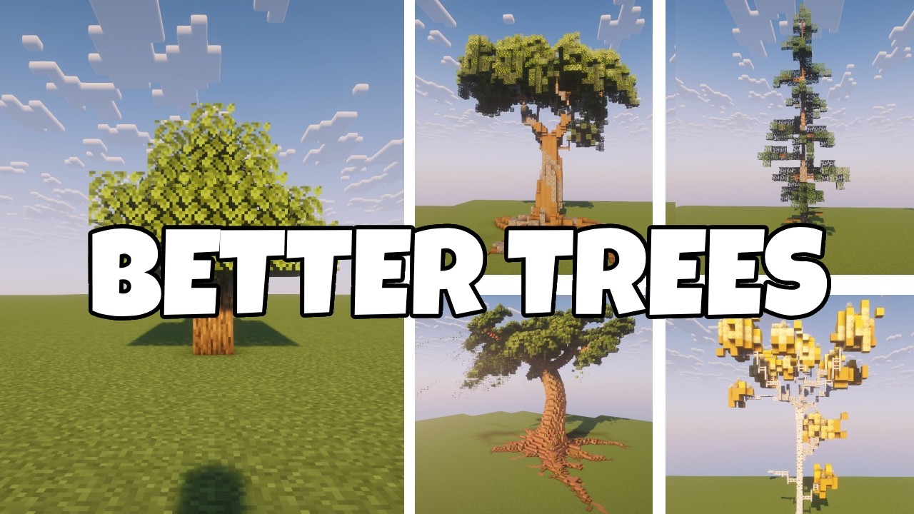 The ULTIMATE GUIDE to Building CUSTOM TREES in Minecraft