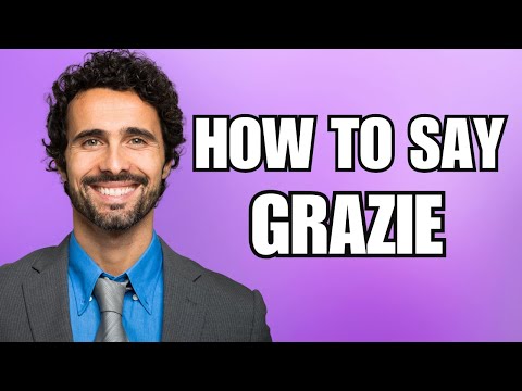 How to pronounce Grazie (Correctly) | ''Thank you'' in Italian