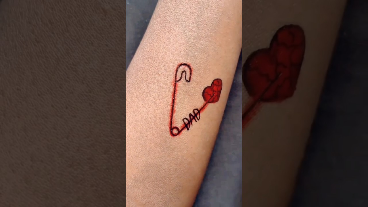 DIY simple tattoo #tattoo #trending #shorts #art