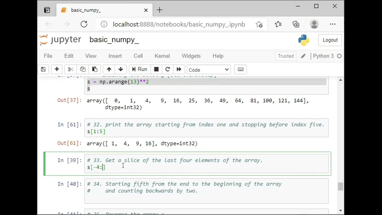 basic numpy functions | part 2