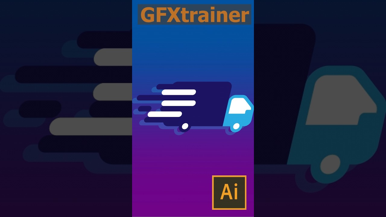 Pickup Logo Vector illustration #gfxtrainer #drawing #vectorillustrator #logodesign #adobesoftware