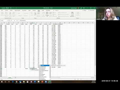 Research Methods: Topic 6 Excel: Mean, Standard Deviation, Standardized Mean Difference (HD 720)