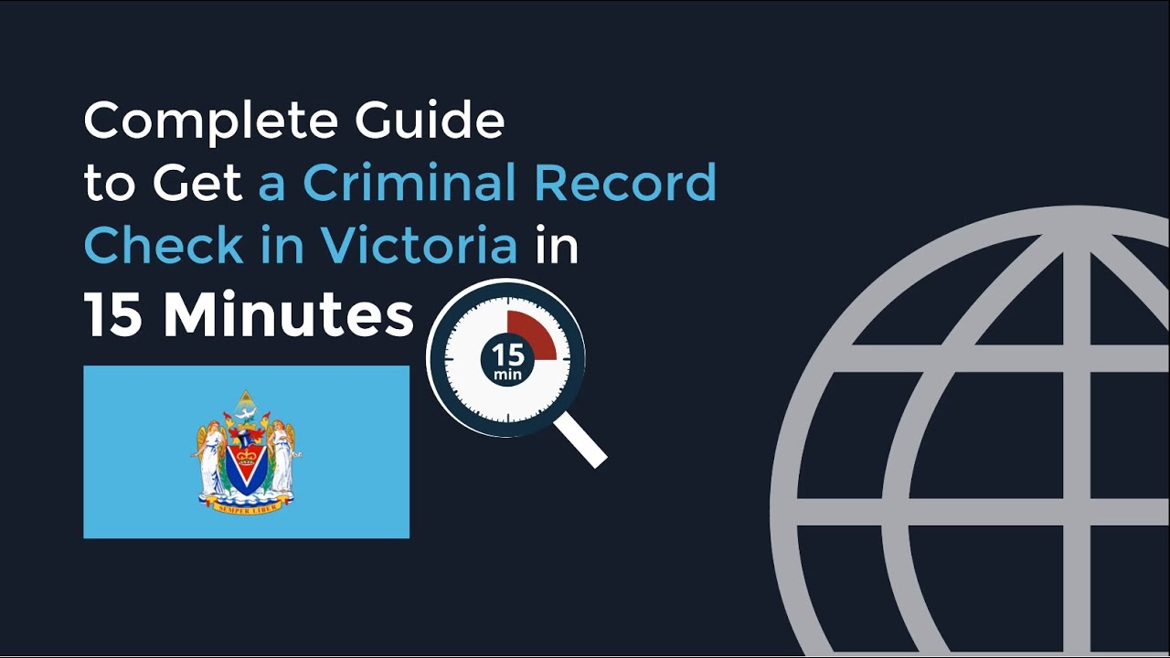 Complete Guide to Get a Criminal Record Check in Victoria in 15 Minutes | RCMP | Canada Apostille