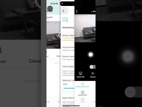 Motion detection alarm settings O-KAM Pro App Video Guide: