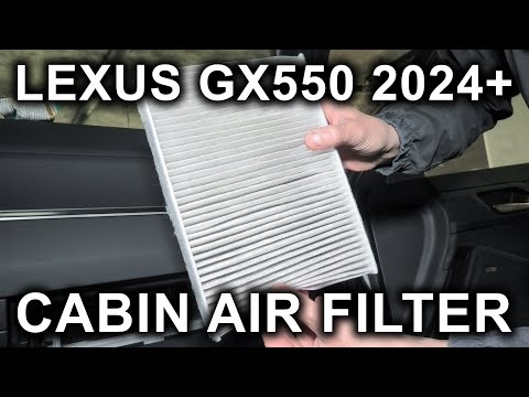 Lexus GX550 & Toyota Land Cruiser (2024-2025): Cabin Air Filter Replacement.