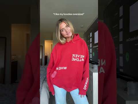 hear me out… I love oversized hoodies but fitted crewnecks are okay!! 🫢