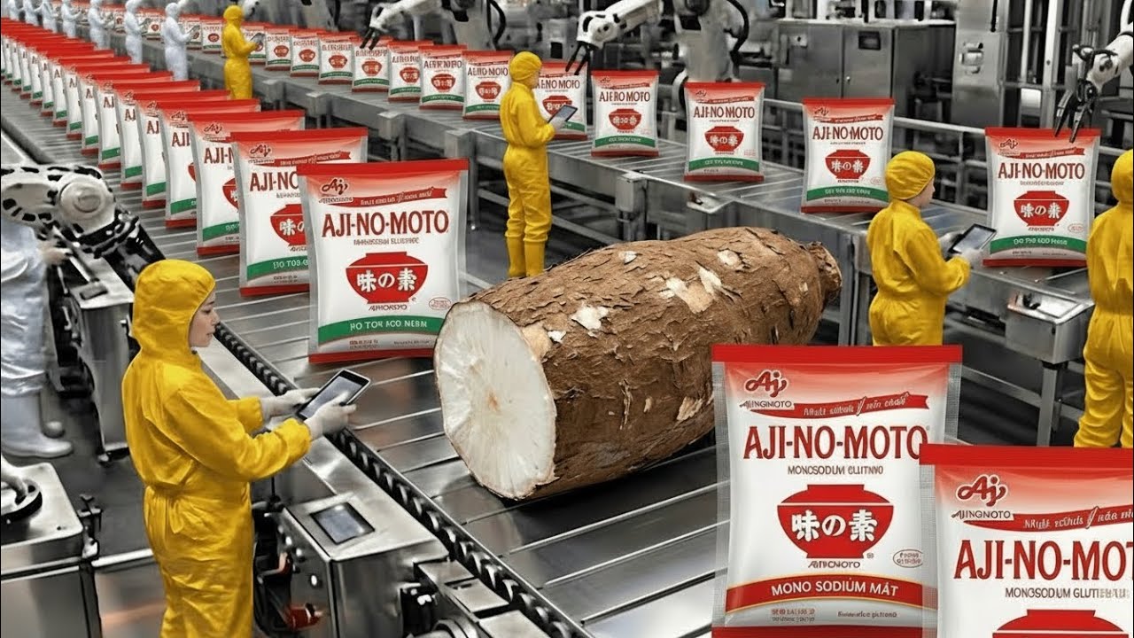 Industry World | How Ajinomoto Makes MSG Factory Process in 4K