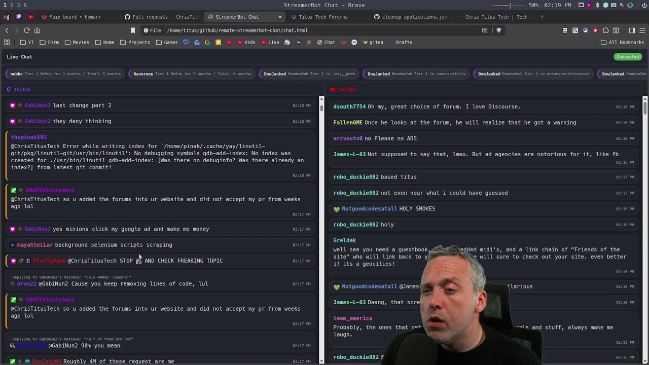 🔴 Linux Utility - Forums and Gitea mirror