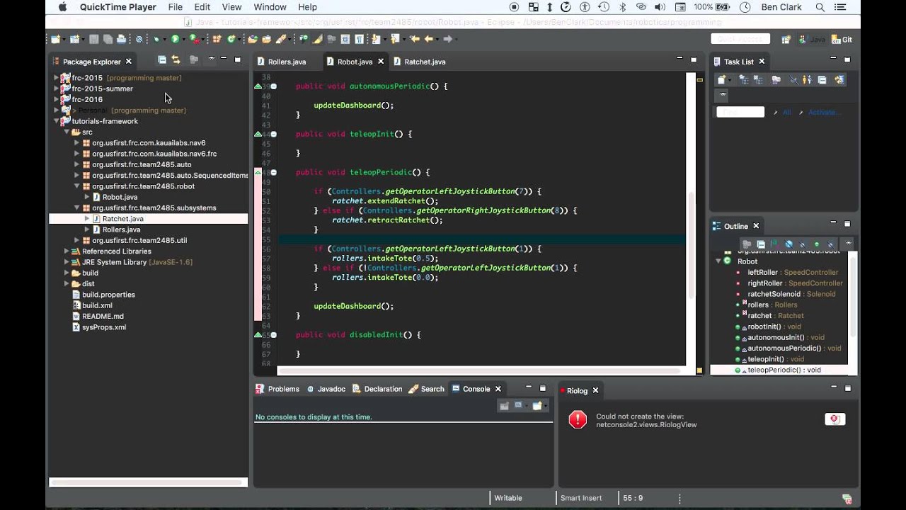 FRC Java Programming Tutorial - 14 - Auto Part 1 - Sequenced Items Part 1