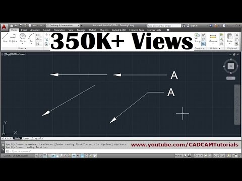 AutoCAD Line with Arrowhead