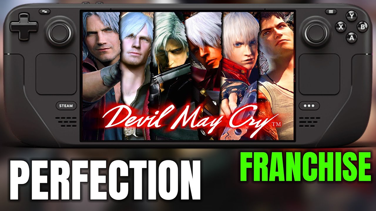 Devil May Cry on LCD Steam Deck is INSANE - 5 - DMC - 4 - 3 - 2 - 1 - 60 FPS STABLE ?