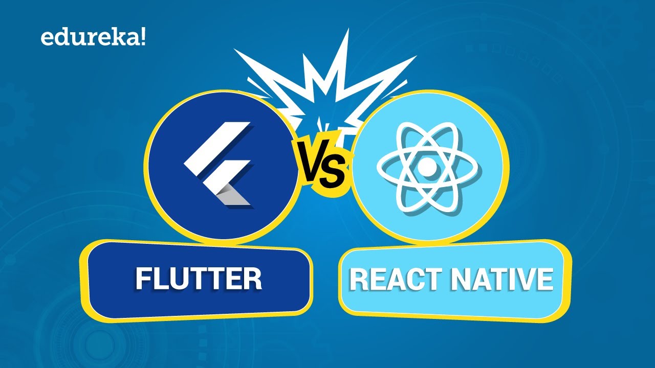 Flutter vs React Native | Key Differences Between Flutter and React Native | Edureka