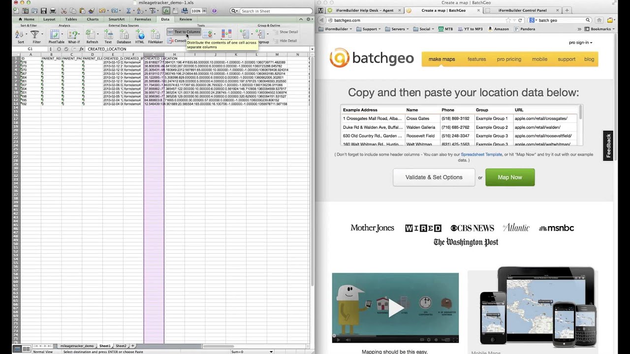 iFormBuilder and BatchGeo Software Integration
