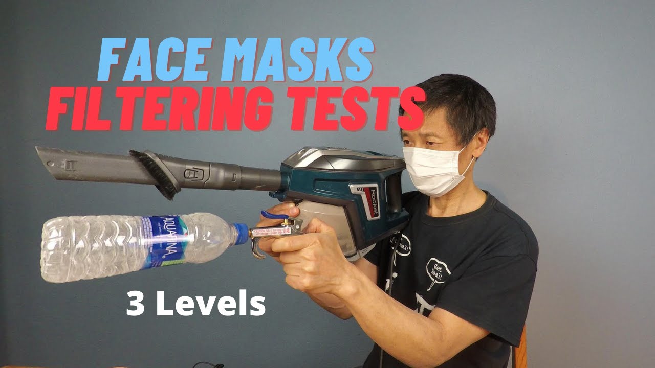 3 Levels of Particle Filtering Tests for Face Masks or Filters