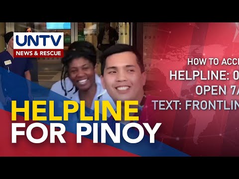 24-7 helpline, textline launched for Filipino NHS staff