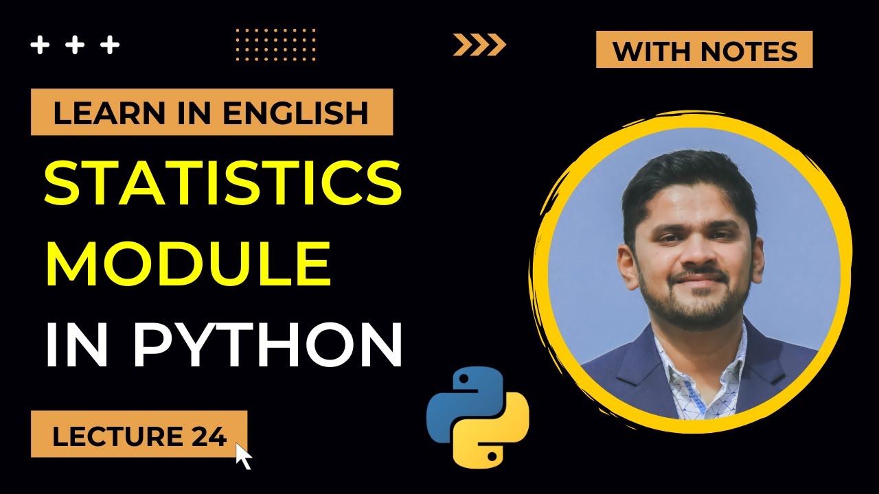 23. Statistics Module in Python | Python Tutorial for Beginners | Amit Thinks