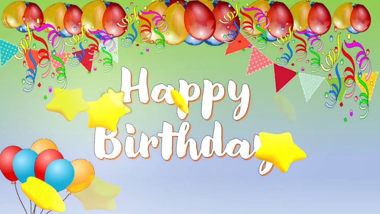 Happy Birthday Celebration Ecard Greetings - Best Fun Wishes for family, friends, co-workers 2020