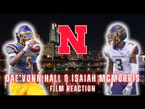FILM REACTION: Dae'Vonn Hall & Isaiah McMorris | Future Dynamic Duo | Nebraska Football 2024