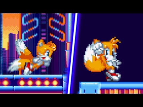 Sonic Mania Plus - Modern Tails Mod