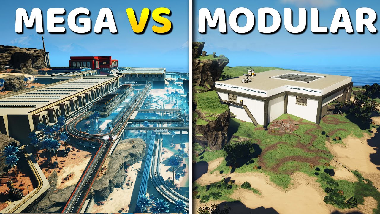 What's Better?! MEGA Vs MODULAR Satisfactory Guided Playthrough