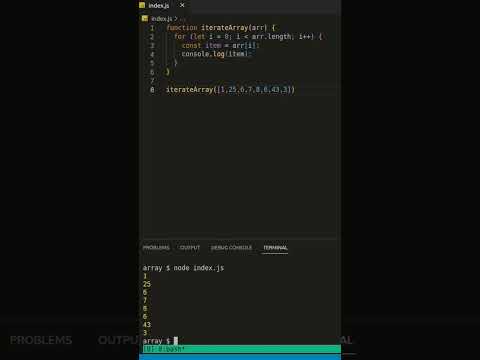 iteration function in JavaScript