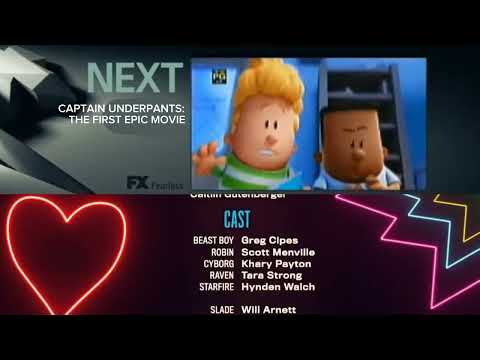 Teen Titans Go! To The Movie End Credits On FX