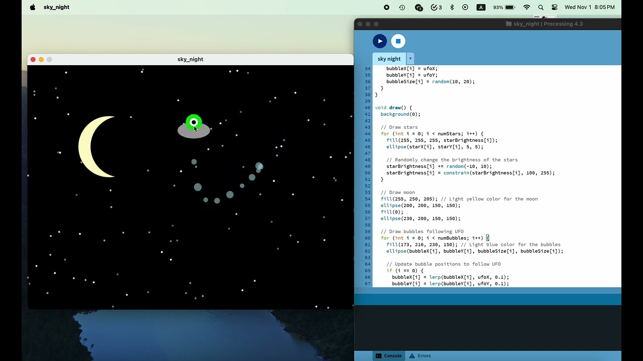 Creative Coding Lab CTCH110 - Fall 2023